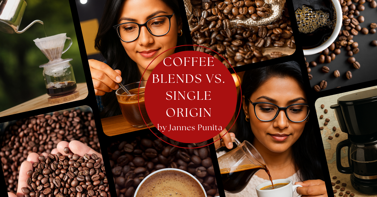Coffee Blends vs. Single Origin: A Home Barista’s Guide - Jannes Punita